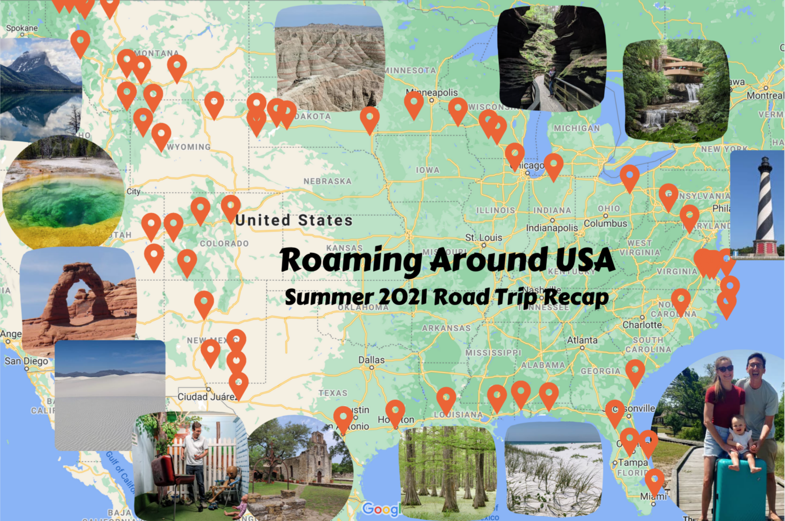 US Road Trip 2021: Best Destinations & Recap | Roaming Around the World